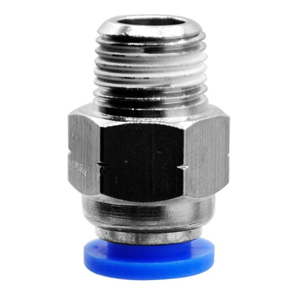 10 Pz De Conector/racor Rápido Neumático Recto 1/8 Npt X 6mm